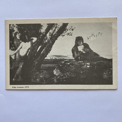 John Lennon/Yoko Ono 1971 Postcard Spring Evening 1879 National Museum ...