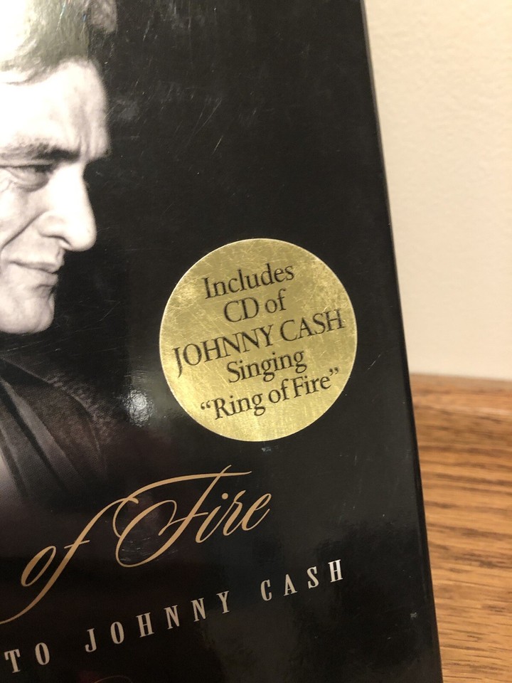 Johnny Cash “Ring Of Fire Book” Includes CD Of Johnny Singing Ring Of ...