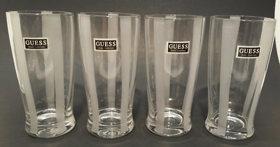 NEW Set of 4 Guess Home Collection Beverage Tumblers **Free Shipping ...