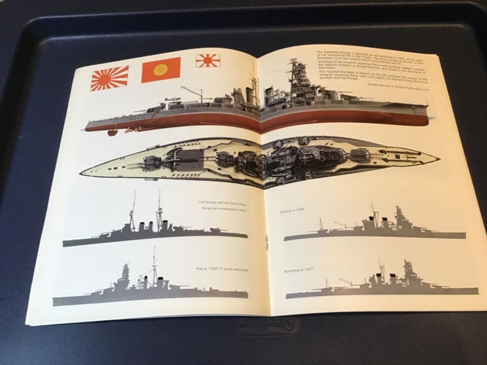 IJN Kongo. Battleship 1912-1944. Profile #12with color profile | eBay