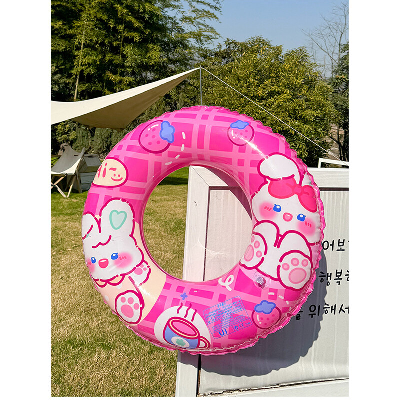 Adult Children Pvc Thi Cartoon Rabbit Pattern Creative Inflatable Water ...