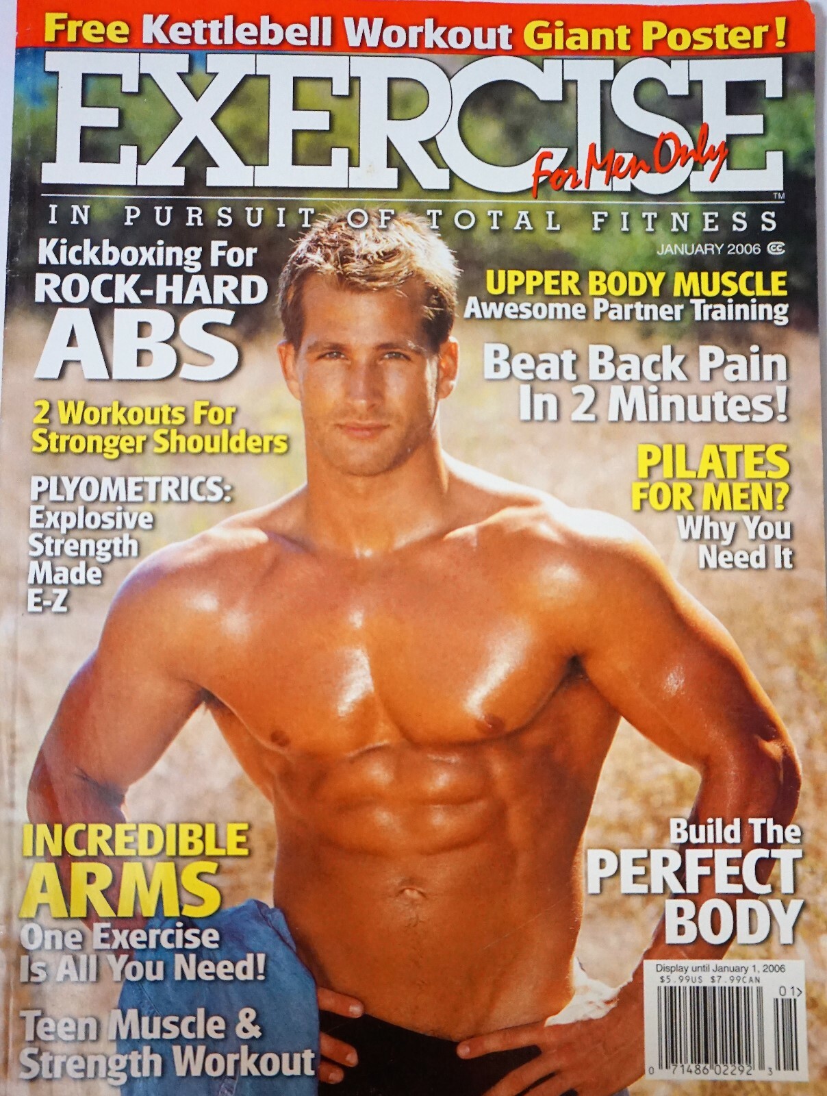 EXERCISE FOR MEN ONLY MAGAZINE JANUARY 2006 (RARE, OUT OF PRINT) | eBay