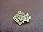 Small Vintage Clear Stone Pin (Missing One Stone) | eBay