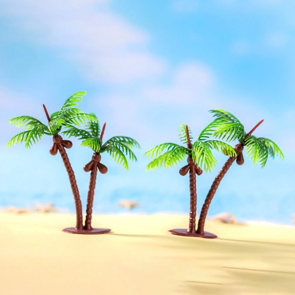 Micro Landscape Simulation Coconut Tree Cake Topper Birthday Party ...