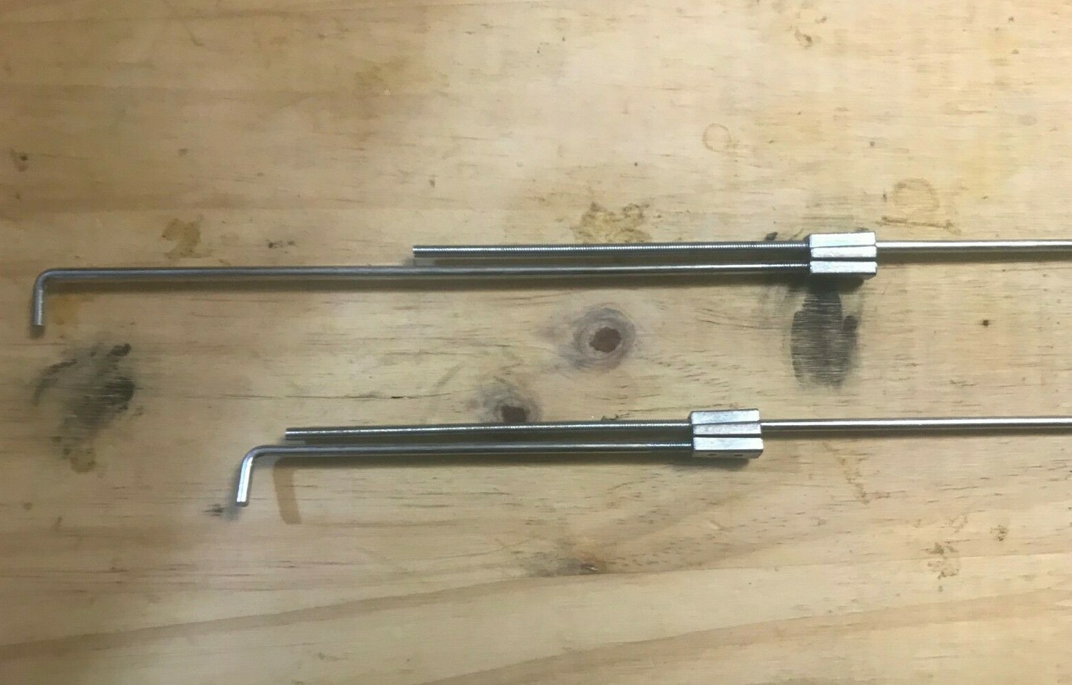 SHORT Threaded Wire Adjustable Connecting Rods for Canopy Window & Ute ...