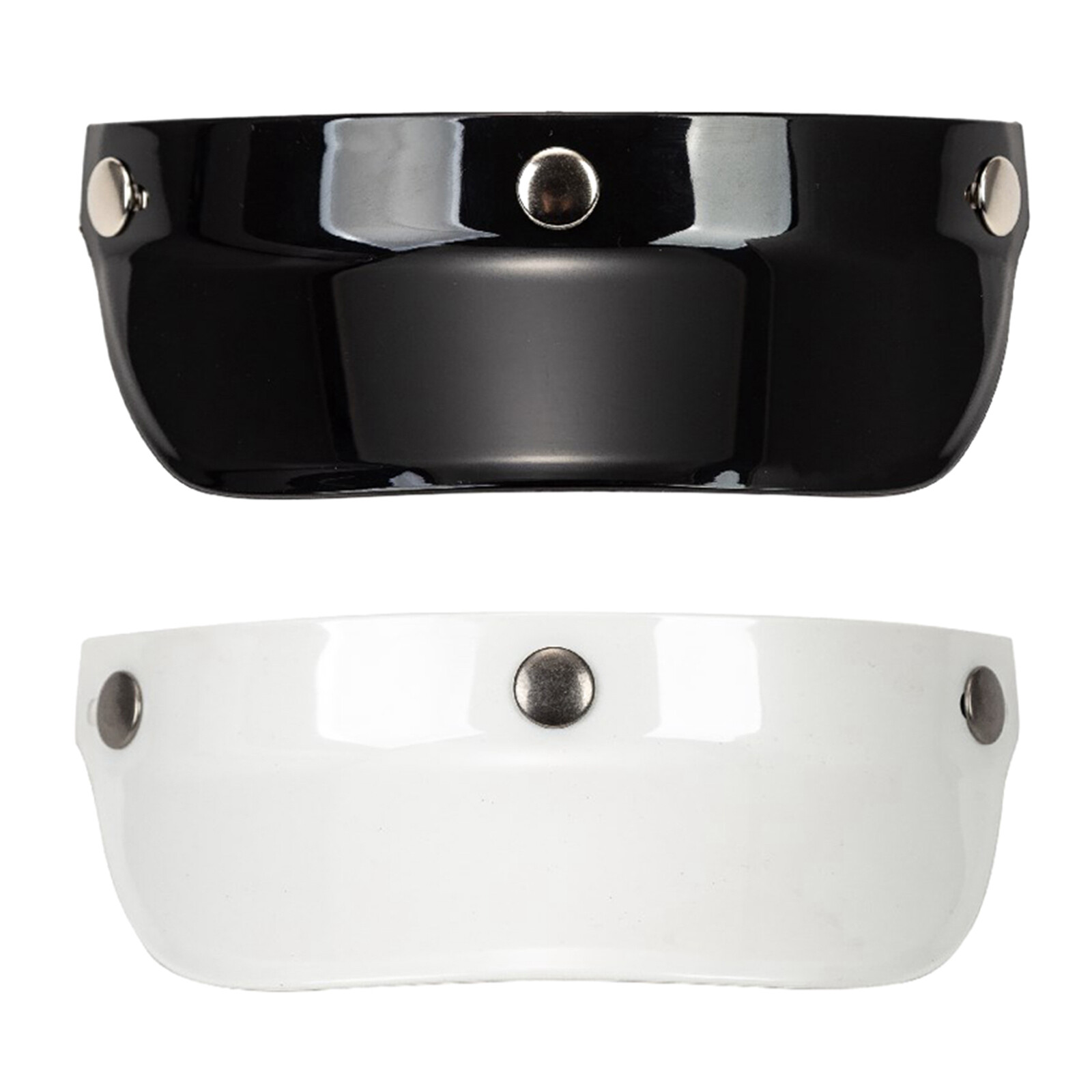 2 Packs Motorcycles Helmet Peak Replacement & 3 Snaps for 3/4 Helmet | eBay