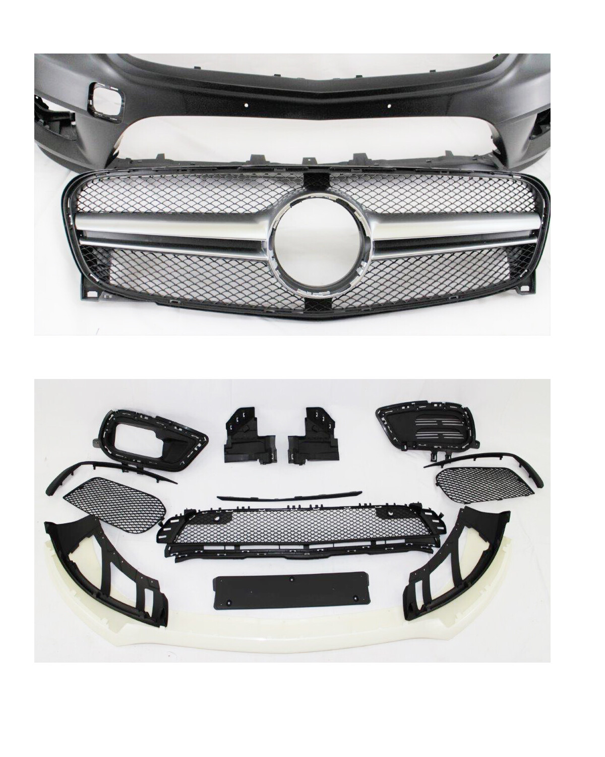 new GLA 250 GLA 45 X156 AMG front bumper grille set fits 2014 -17 GLA ...