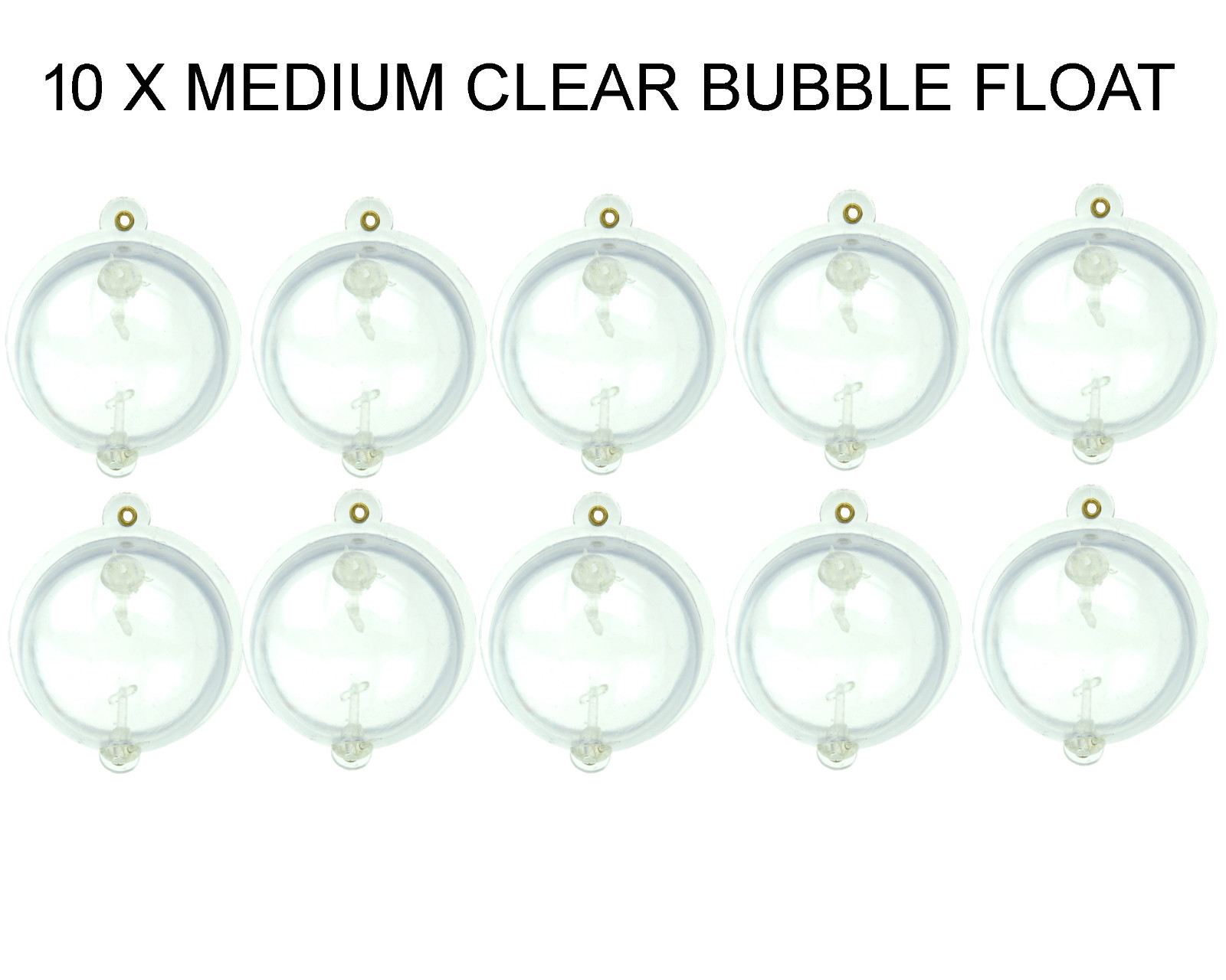 10 X Bubble Float Set. Choose Size & Colour Carp Pike Floats Sea ...
