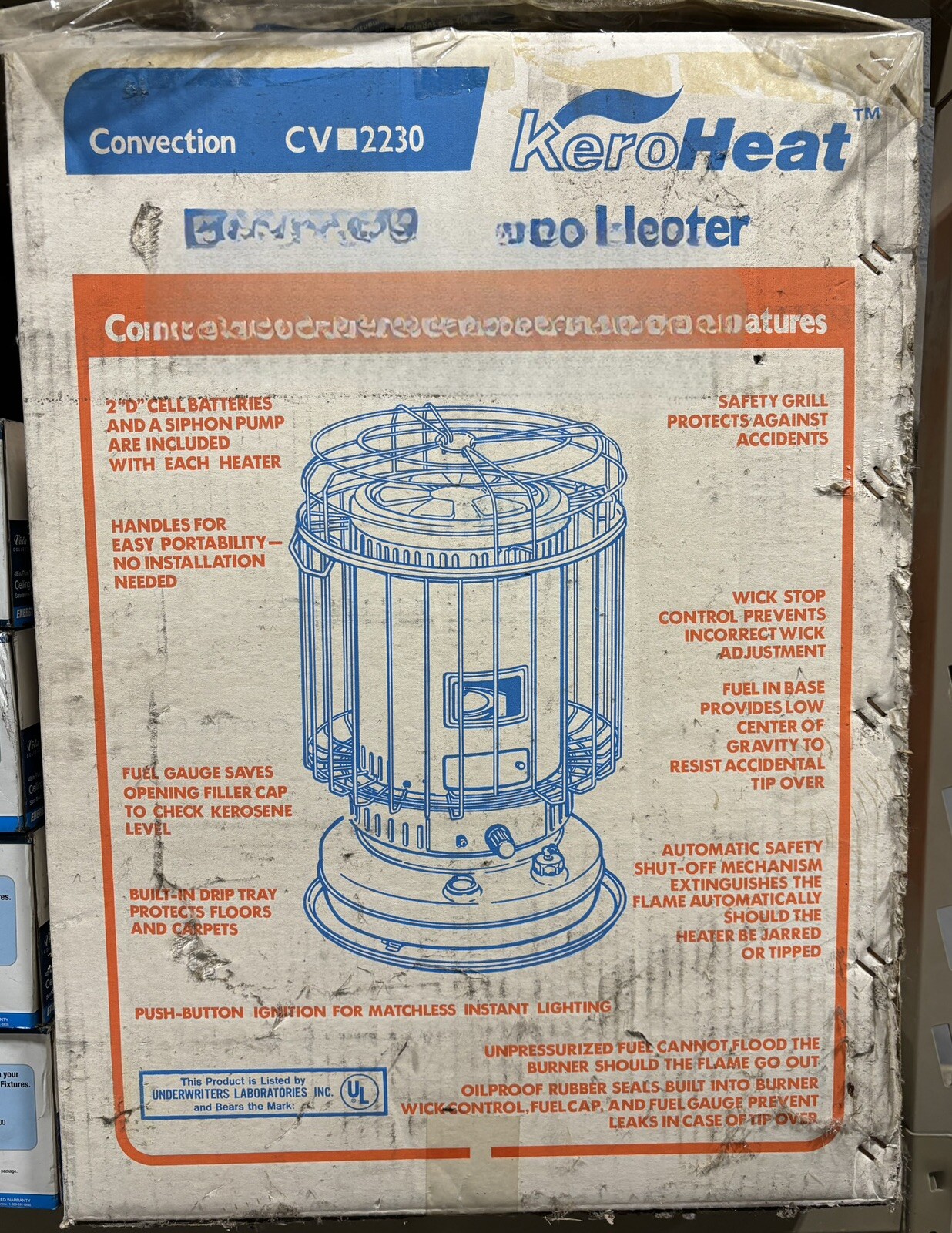 KeroHeat Convection Kerosene Heater 22300 BTU New Model CV2230 | eBay