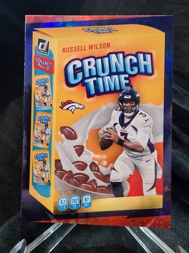 2022 Panini Donruss - Crunch Time Galactic #CT-10 Russell Wilson for ...