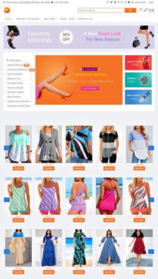 E-Commerce Website, Online Store, Wordpress, Mobile Responsive, Slider ...