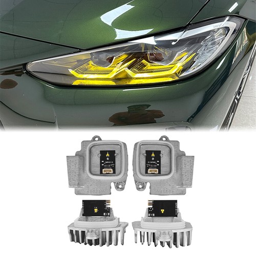 CSL Yellow DRL LED Module For BMW 2021-2024 G80 M3 G82 G83 M4 Headlight ...
