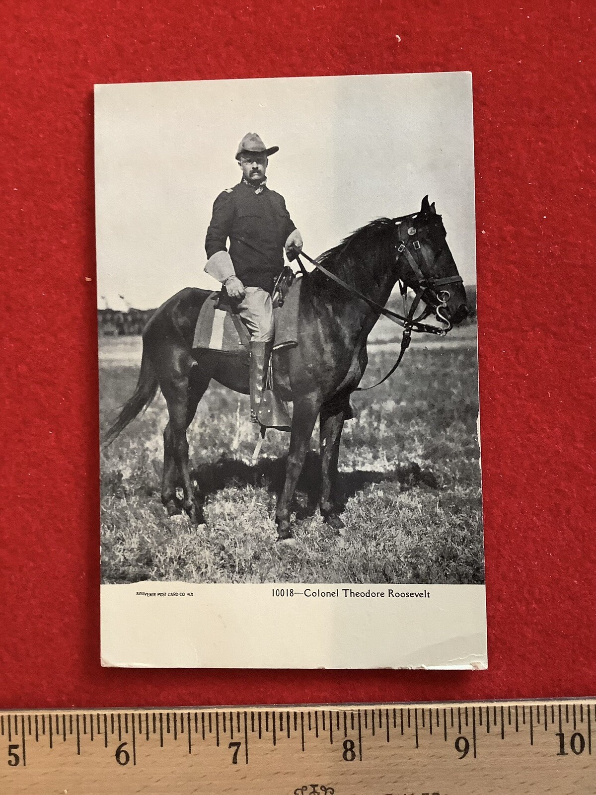 ca 1898 Postcard Teddy Roosevelt Span Am War Rough Rider Uniform on ...