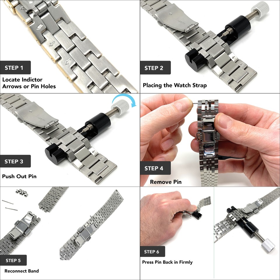 20mm Jubilee Stainless Steel Metal Watch Band for Bulova Oceanographer ...