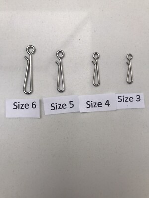 20 in a pack size 5 stainless steel quick release clips | eBay UK
