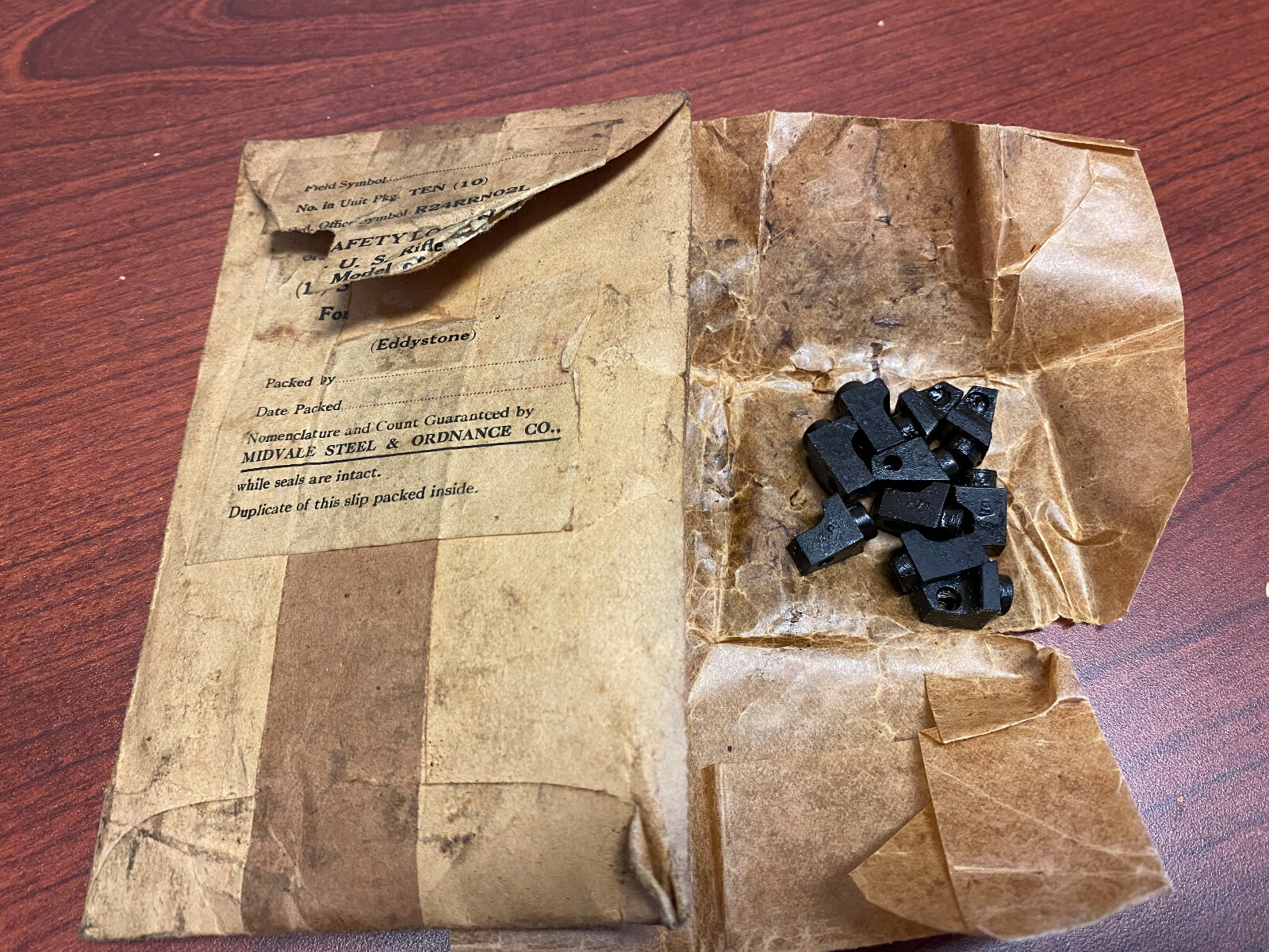 Enfield 1917 US M17 Safety Lock Holder Eddystone NOS in Cosmoline | eBay