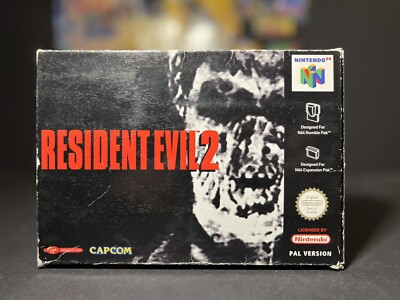 NINTENDO 64 || RESIDENT EVIL 2 IN OVP + SPIELEANLEITUNG || N64 ...