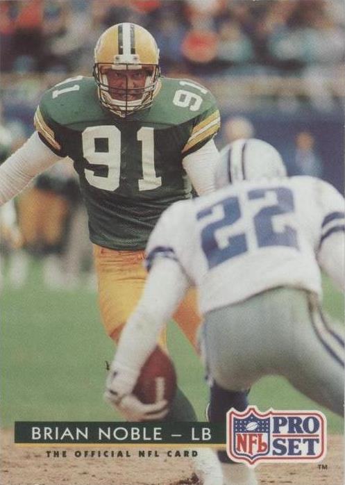 Las mejores ofertas en 1992 Pro Set Brian Noble #174 | eBay