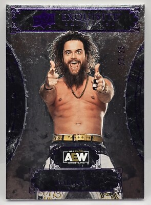 AEW 2024 UD Black Diamond JUICE ROBINSON Exquisite Collection Purple ...