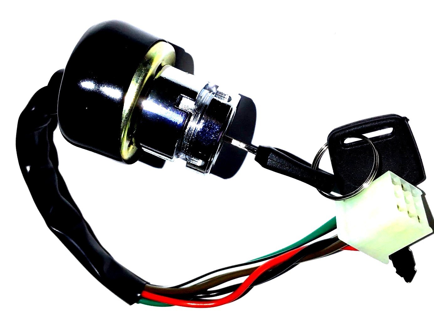 IGNITION KEY SWITCH 6 WIRE KAZUMA MEERKAT 50 FALCON REDCAT 90 110 CC ...