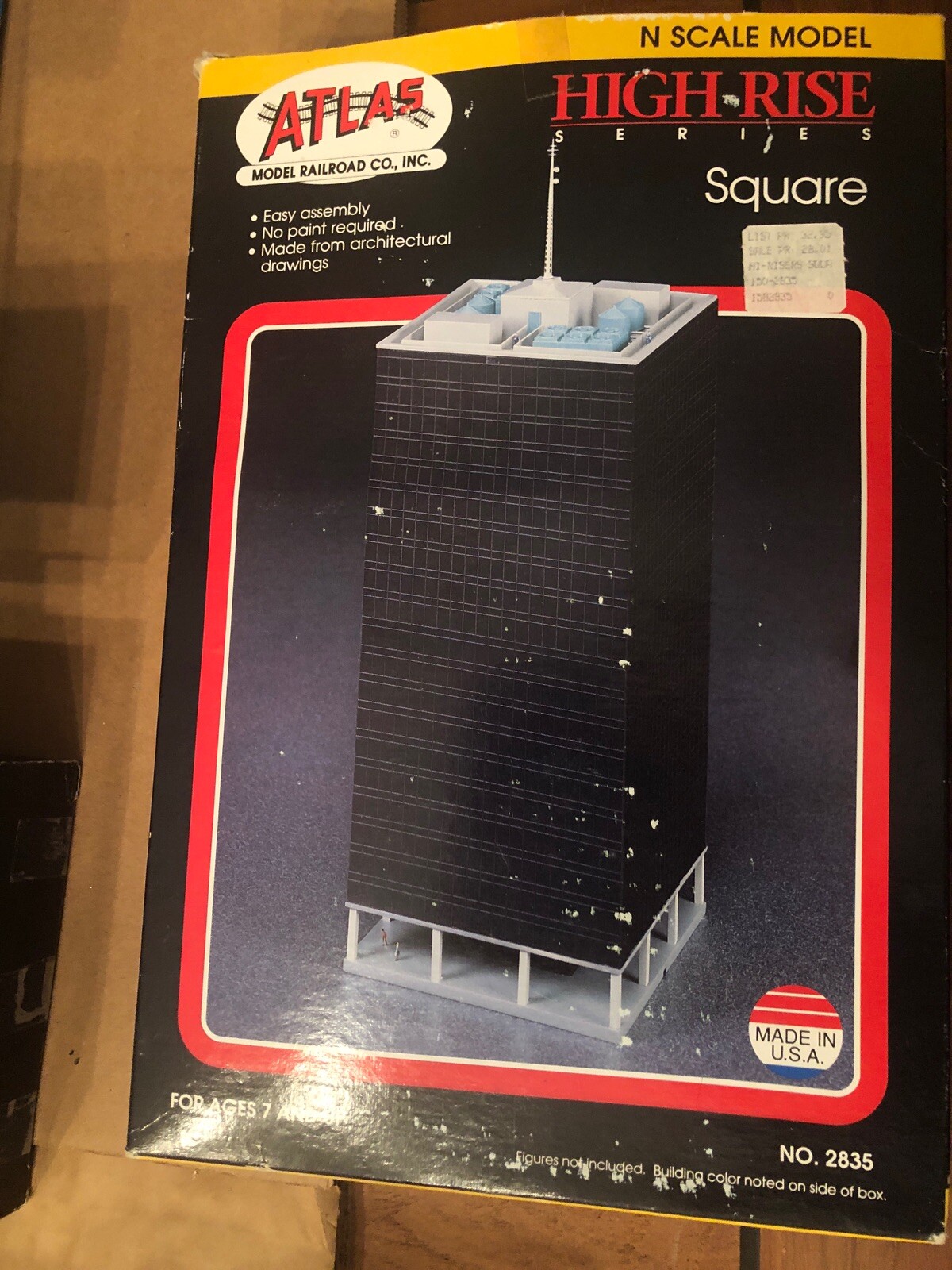 Atlas N 2835 High Rise, Square Building Kit, NIB | eBay