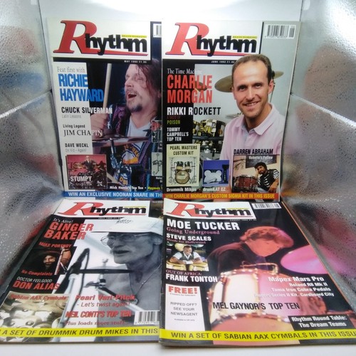Bundle Of 4 Vintage RHYTHM Magazines (may'93) (jun'93) (jul'93) (aug'93 ...