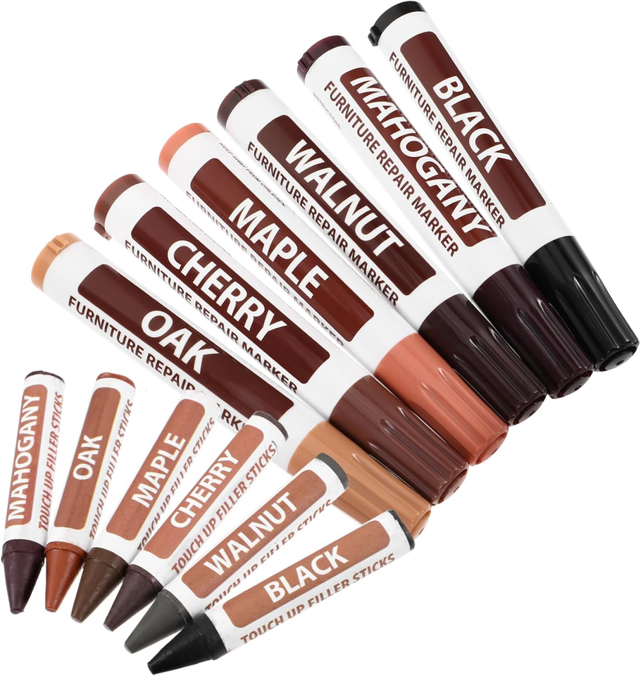 Ciieeo Furniture Touch-Up Markers 1 Set Wood Filler Marker Multi-Colour ...