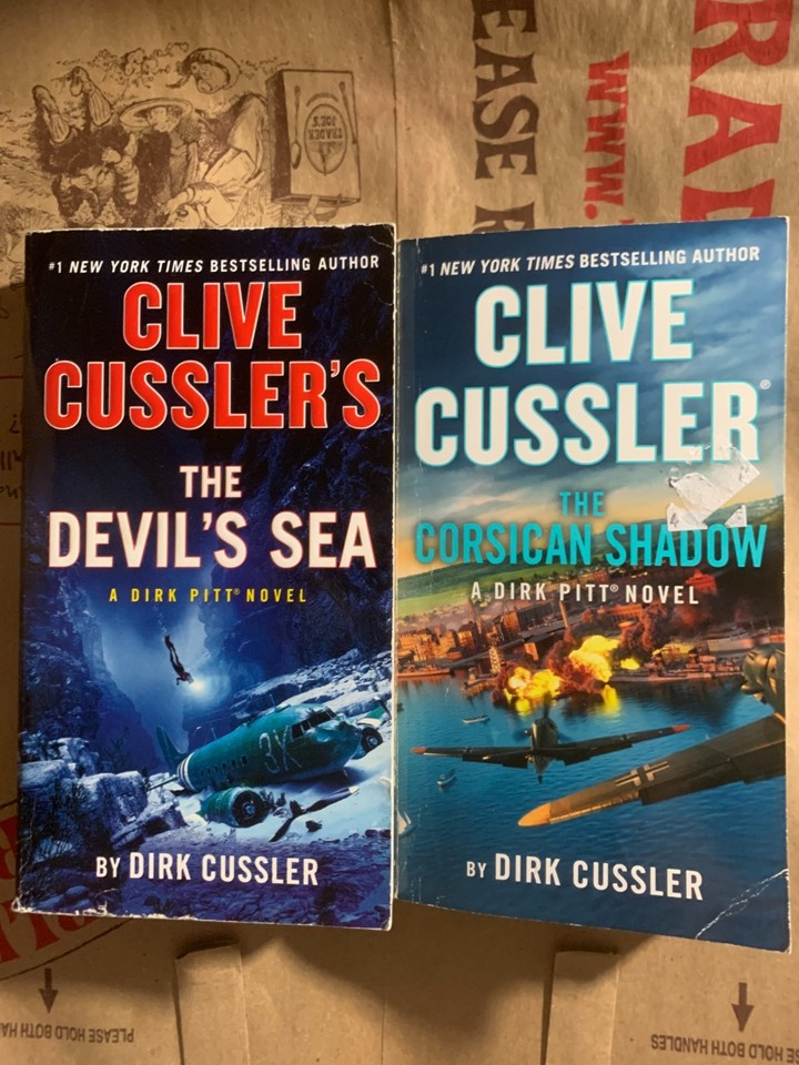 Dirk Pitt complete series 1-27 set Clive Cussler adventure novel PB lot ...