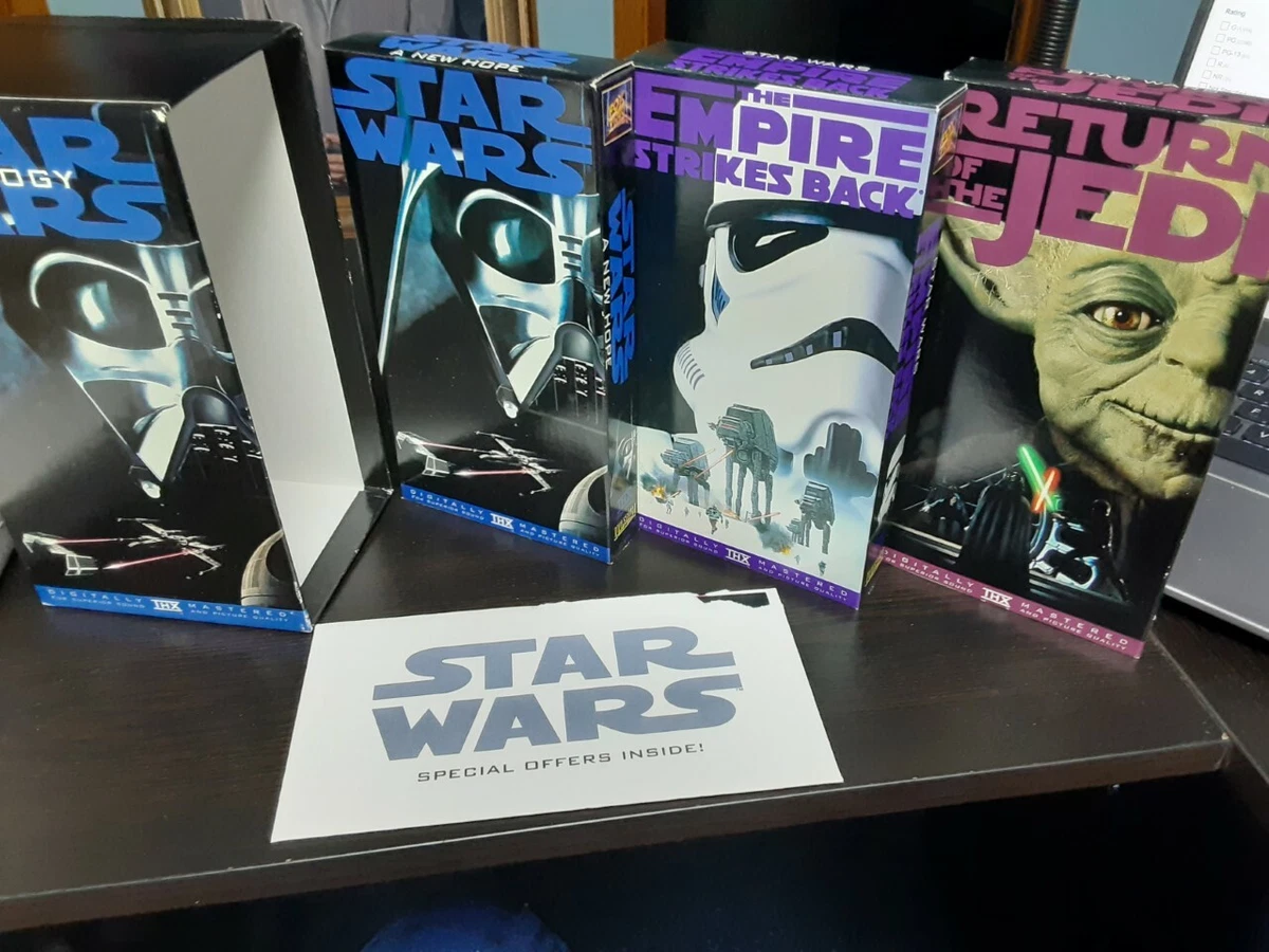 Star Wars Trilogy Vhs Ebay