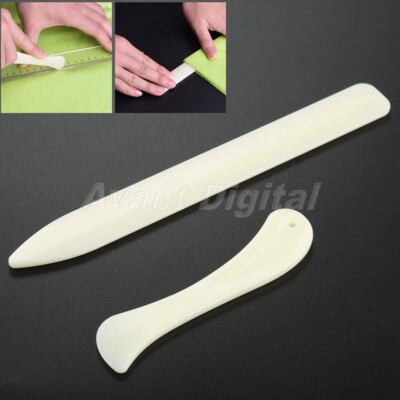 2pcs Paper Letter Open Knife Bone Shape Folder Creaser Scoring Folding ...