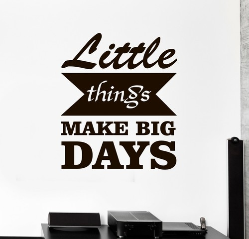 Wall Decal Big Days Lettering Office Motivational Vinyl Sticker (ed1912 ...