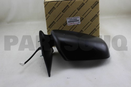 879100K890 Genuine Toyota MIRROR ASSY, OUTER REAR VIEW, RH 87910-0K890 ...