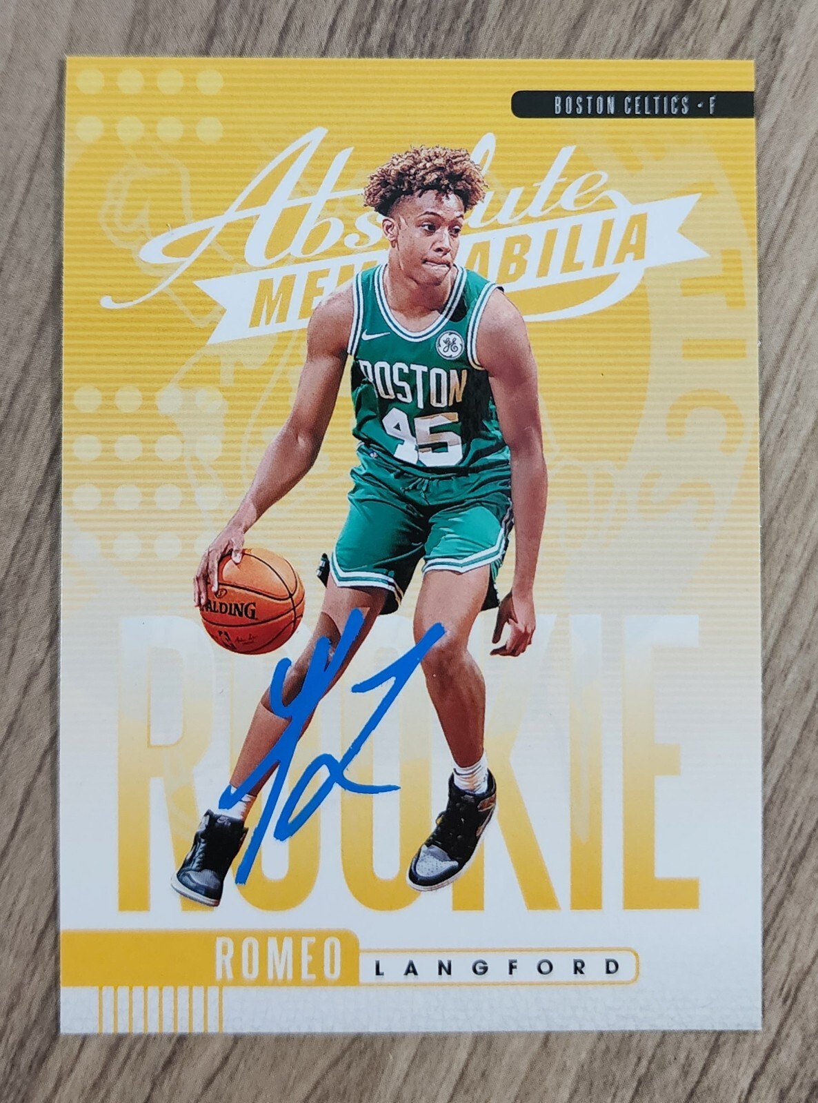 Romeo Langford Signed 2019-20 Absolute Rookie Card #13 Boston Celtics ...