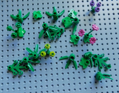 35 Pieces LEGO FOLIAGE PARTS Tree Bush Plant Flowers Bush | eBay