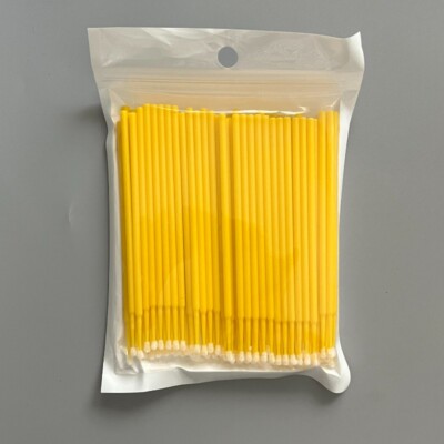 100Pcs Micro Brushes Applicators Microbrush Dental Regular Fine Super ...