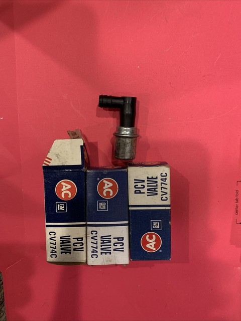 NOS Corvette Camaro V8 350 AC PCV Valve LOT (3) CV774C OEM 6487779 1974 ...