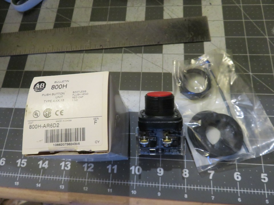 Allen Bradley Switches, Pushbuttons, Lens's, Contact Blocks E-Stop ...