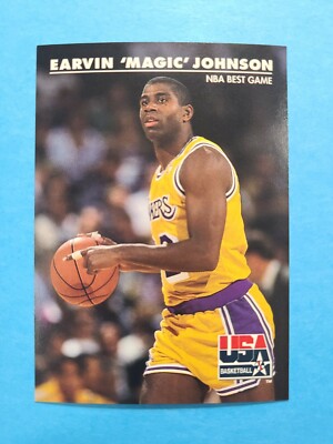 EARVIN MAGIC JOHNSON 1992 SKYBOX TEAM USA BASKETBALL CARD # 31 E9096 | eBay