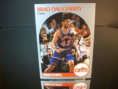 Brad Daugherty NBA Hoops 1990 Card #73 Cleveland Cavaliers NBA ...
