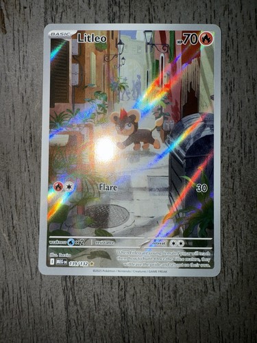 Pokemon LITLEO 139/132 - Mega Evolution - ILLUSTRATION RARE - MINT | eBay