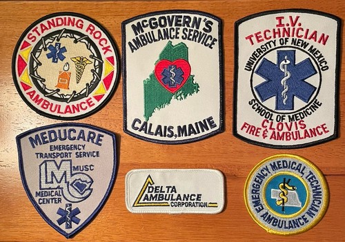 Emergency Ambulance Services Patches For 4 States | eBay