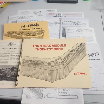 NTRAK How To Module Book NTRAK Newsletters NTRAK Manuals Etc | eBay