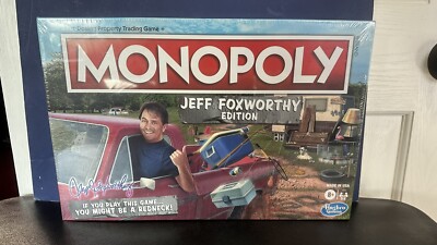 SEALED Jeff Foxworthy Monopoly Edition Board Game Redneck Family Fun ...