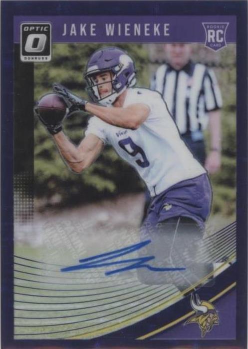 2018 Donruss Optic - Rookies Jake Wieneke #138 Purple Stars Prizm ...
