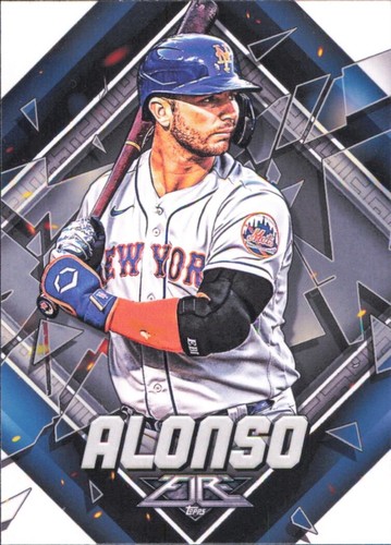 2022 Topps Fire Pete Alonso New York Mets MLB Baseball #18 Sports Card ...