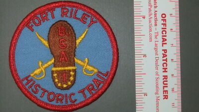 Boy Scout Fort Riley Historic Trail Patch 6962HH | eBay