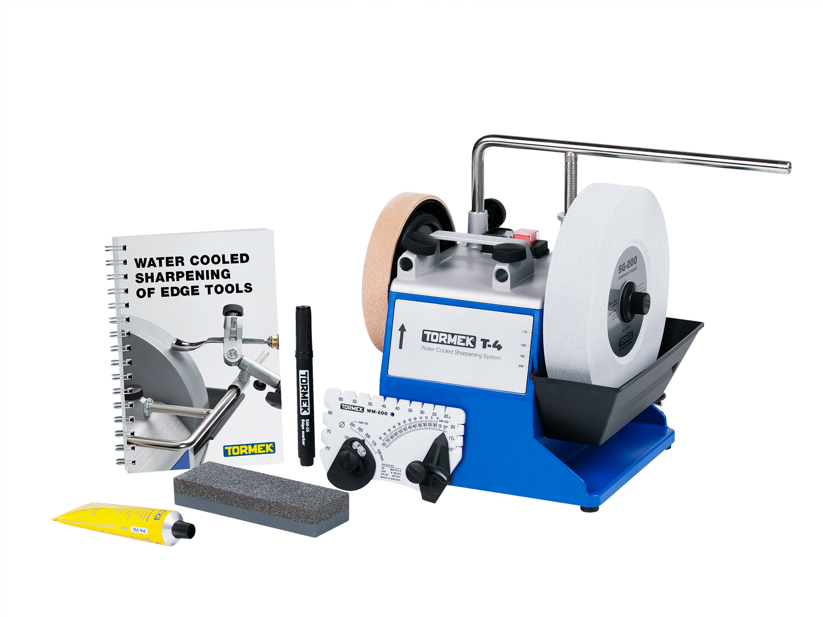 Tormek T4 Water Cooled Precision Tool Sharpening System with 8-Inch ...