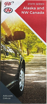 New AAA ALASKA - NORTHWEST CANADA STATE ROAD MAP AK Highway Tour FREE ...