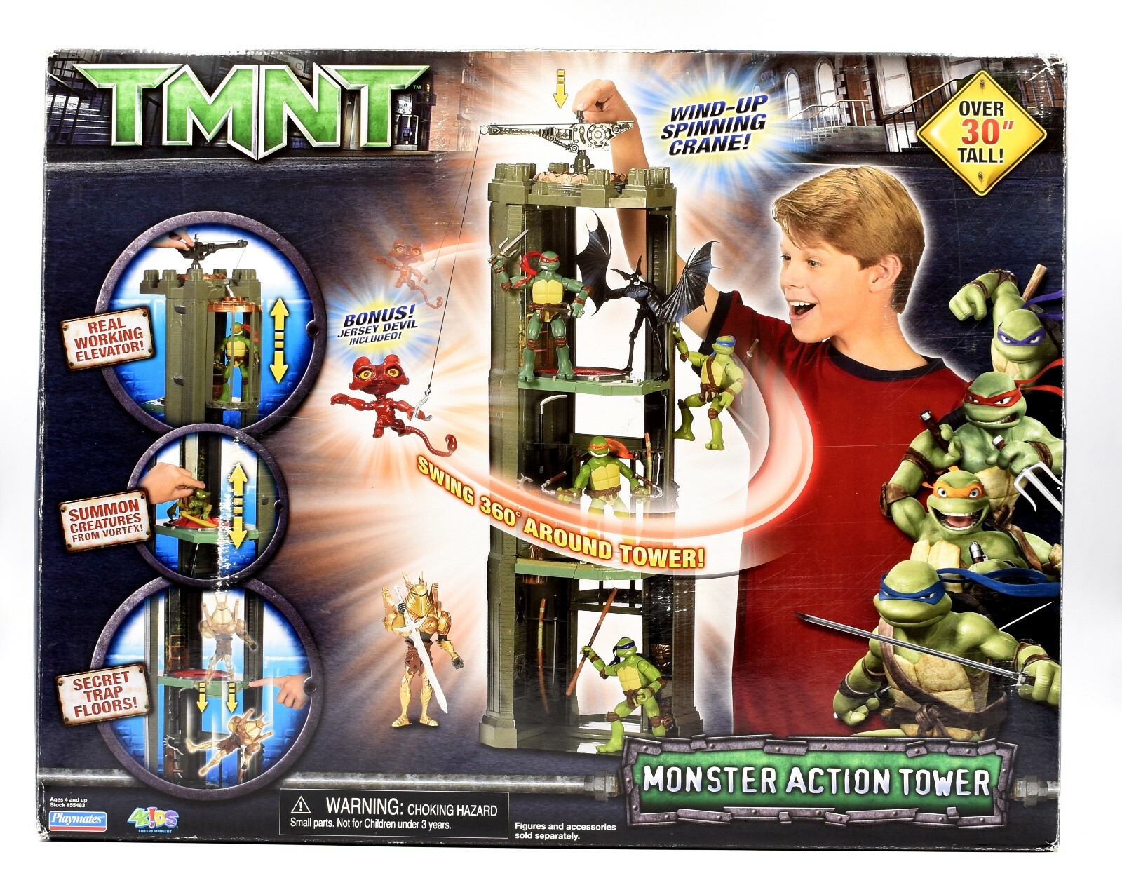Teenage Mutant Ninja Turtles TMNT Movie - Monster Action Tower Figure ...