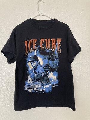 Ice Cube T-Shirt Men's Size L Short Sleeve Music Graphic Crew Neck ...